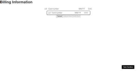 React Payment Inputs Examples Codesandbox