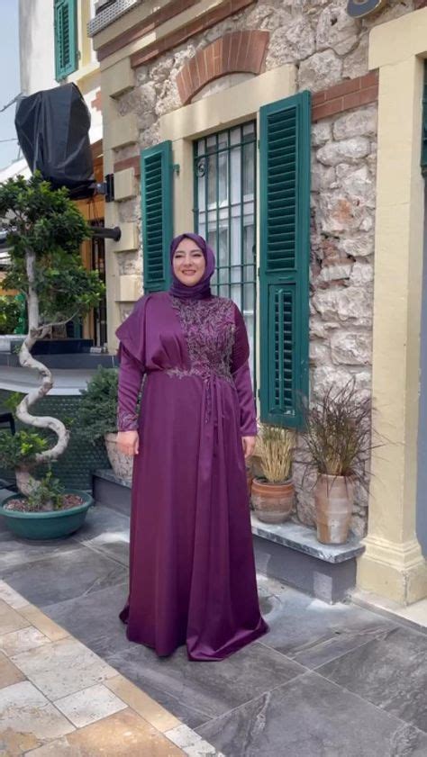 فساتين سوارية للبدينات المحجبات 2024 مجلة ميكساتك Soiree Outfit