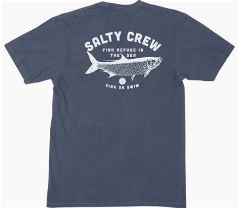 Tarpon Premium Ss Tee Deep Sea Salty Crew Australia