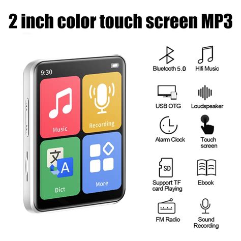 KKMOL 2 Inch Screen Music Players Portable Mp4 Player With Bluetooth
