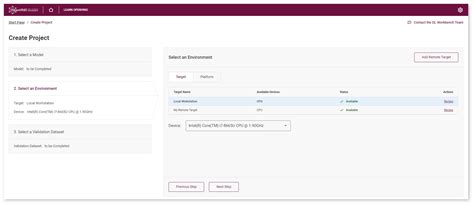 Select Environment — Openvino™ Documentation