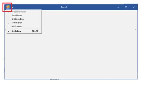 New Ribbon Doubleclick On Form Icon Does Not Close The Form WinForms