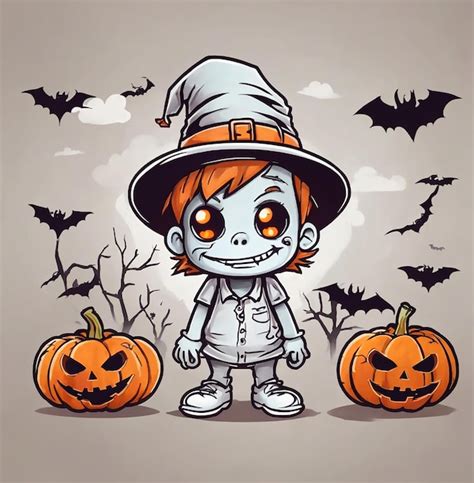 Premium Vector Cute Halloween Zombie