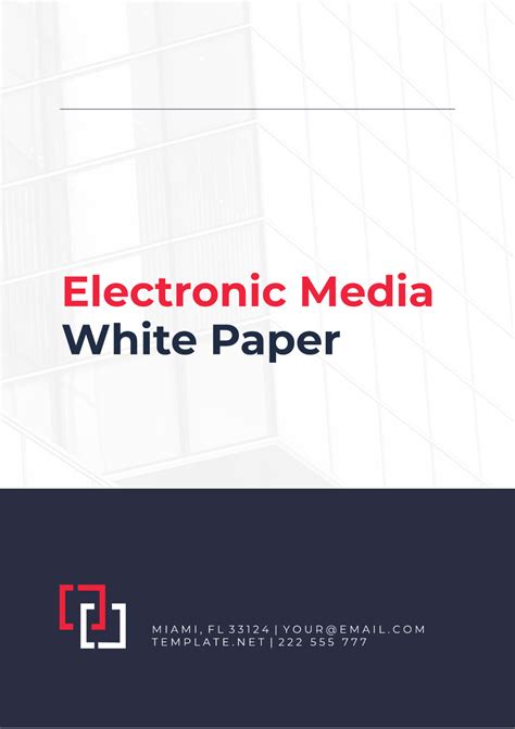 Free Government White Paper Template Edit Online And Download