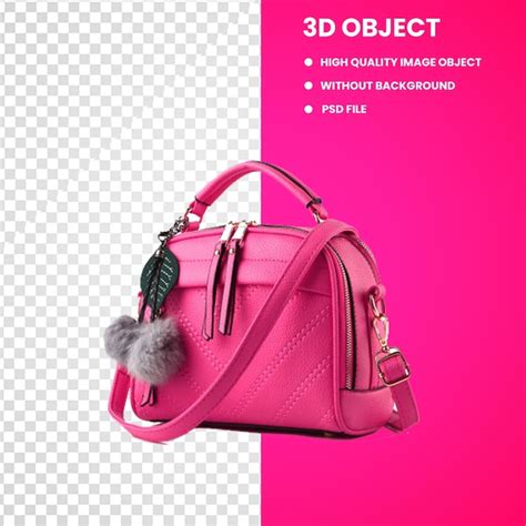 Premium Psd Pink Bag