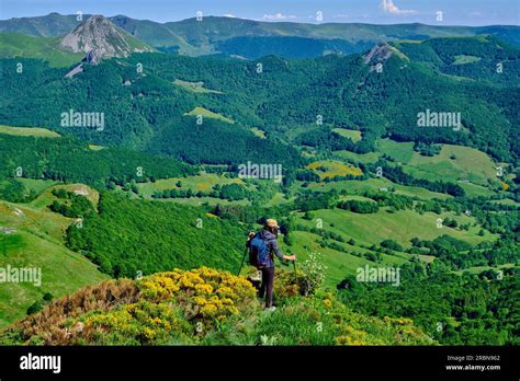 France Cantal 15 Volcans Dauvergne Regional Natural Park Cantal