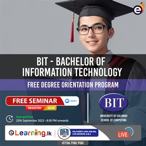 Software Engineering Graduate University Colombo Bit Degree Elearninglk Bitorientation