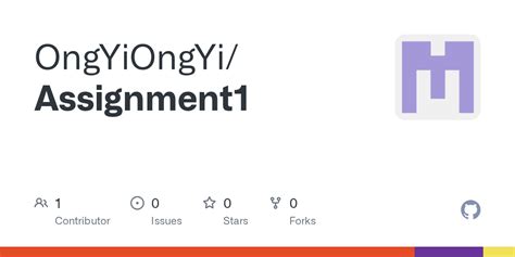 Github Ongyiongyiassignment1