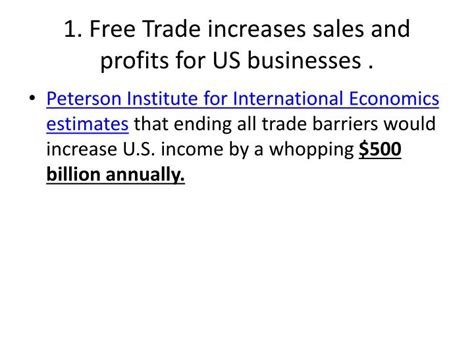 Ppt Pros And Cons Of Free Trade Powerpoint Presentation Id2291350