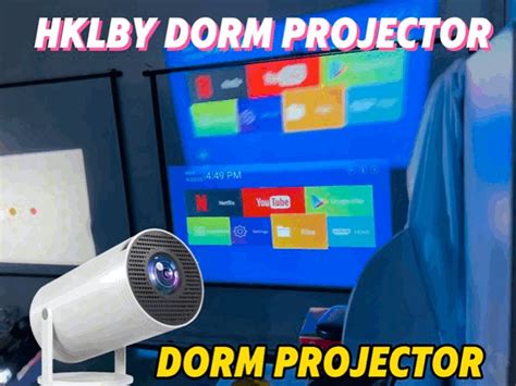 Compact Dorm Projector With Wireless Smartphone Casting Lbyspeaker