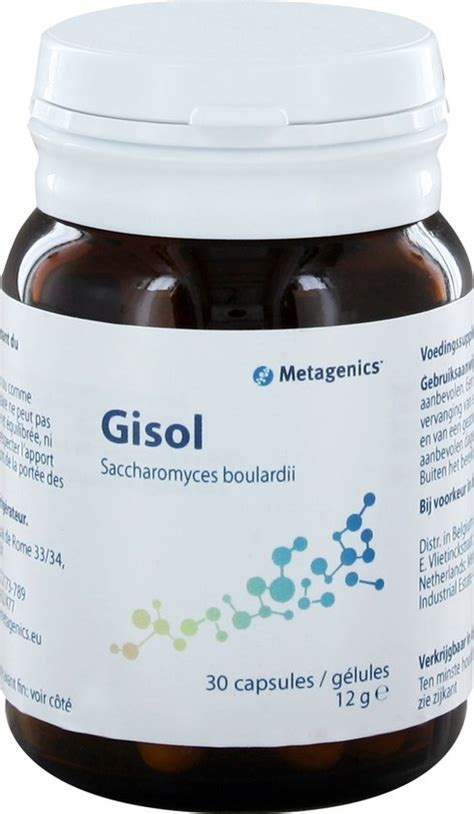 Metagenics Gisol 30 Capsules Probioticapreparaat Bol