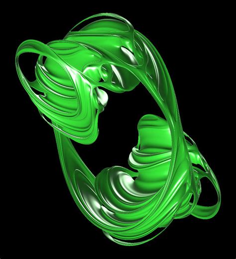 Quaternion Julia Set Green By Nlduchno On Deviantart
