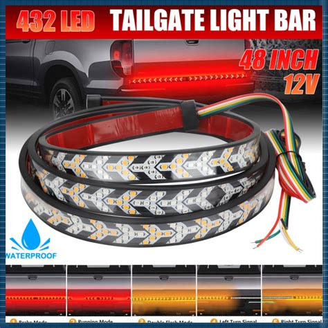 Ma Barra De Luz Led Para Porta Traseira De Caminhão De 48 Polegadas Digitalização De Alto