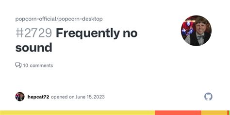Frequently No Sound · Issue 2729 · Popcorn Officialpopcorn Desktop