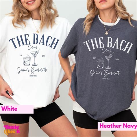 The Bach Club Shirt Custom Location Bachelorette Shirt Personalized