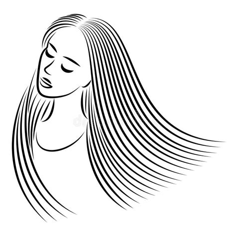 Straight Beautiful Girl Hair The Lady Is Beautiful And Stylish