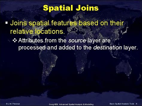 Basic Spatial Analysis Tools Queries Spatial Joins Map