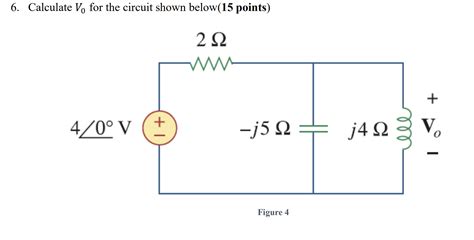 solved 6 calculate v0 for the circuit shown below 15