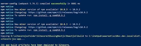 Deploy JSS Config And Headless App To Sitecore