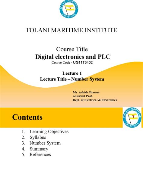 Digital Systems Of Ppt Lecture 1 Pdf Programmable Logic Controller Logic Gate