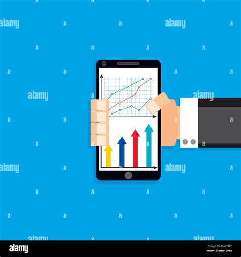 Mobile Bar Chart Hi Res Stock Photography And Images Alamy