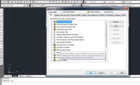 Merubah Layar Kerja Autocad 2011