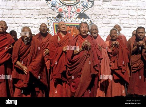 Tibetan Monks Film Seven Years In Tibet Usauk 1997 Director Jean