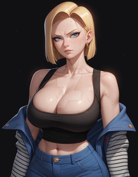 Sexy Android 18 By Waifuaddictai On Deviantart