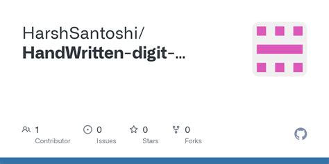 Github Harshsantoshi Handwritten Digit Recognition
