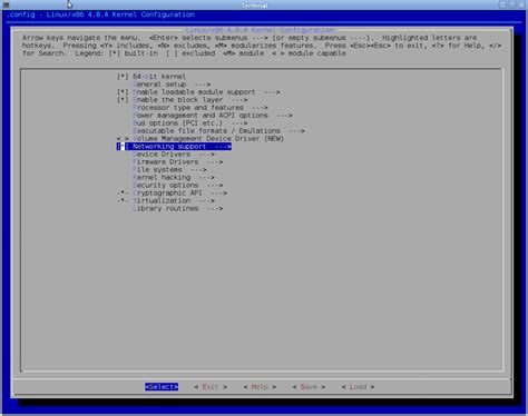 kernel 4 8 4 configuration