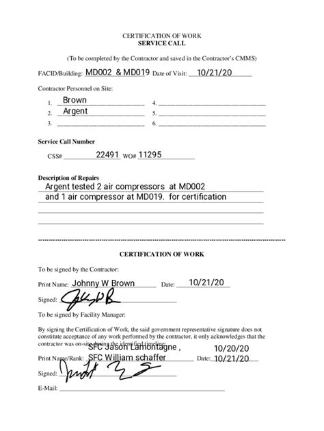 Fillable Online Workforce Certificate Fax Email Print Pdffiller