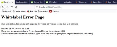Java No Converter Found For Return Value Of Type Error In Spring