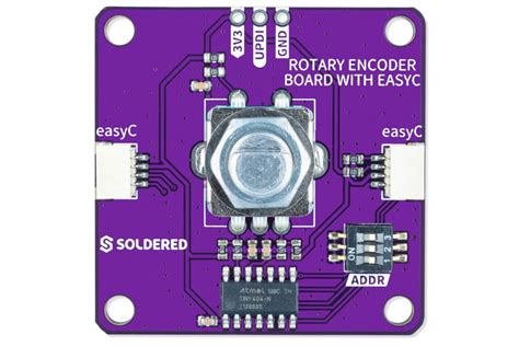 Rotary Encoder Board With Easyc Soldered Electronics