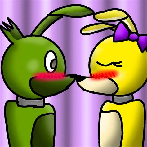 Springtrap X Springspringmy Oc By Fnaf Gamer Reactions On Deviantart