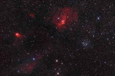 M52 And The Bubble Nebula Astrodoc Astrophotography By Ron Brecher