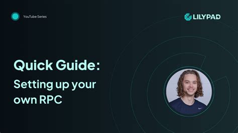 Quick Guide Setting Up Your Own Rpc Youtube