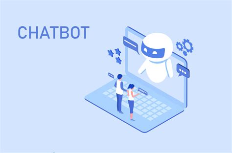 Chatbot Technology Concept Couple Chatting With Robot Asking