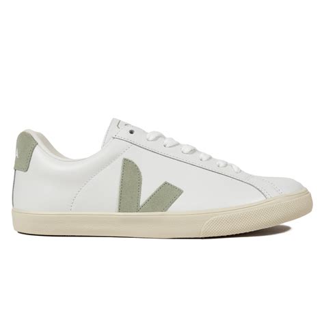 Womens Veja Esplar Logo Leather Extra Whiteclay Eo0203710a