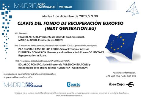 Webinar Claves Fondo Recuperación Europeo Compromiso Asturias Xxi