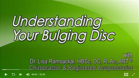 Understanding Your Bulging Disc Health Choices First