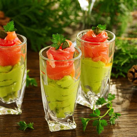Recette Verrine De Mousse Davocats Et Saumon Fumé