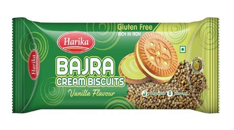 Vanilla Harika Bajra Cream Biscuits Packaging Type Packet Packaging