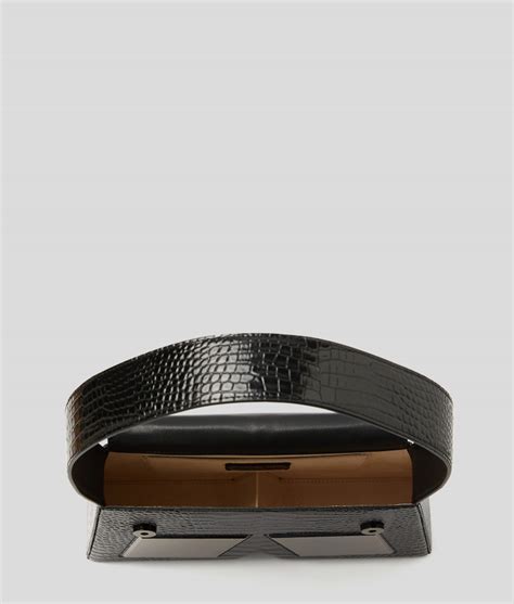 Kabelka Karl Lagerfeld K Essential K Sp Shb Croc Black Vermont Sk