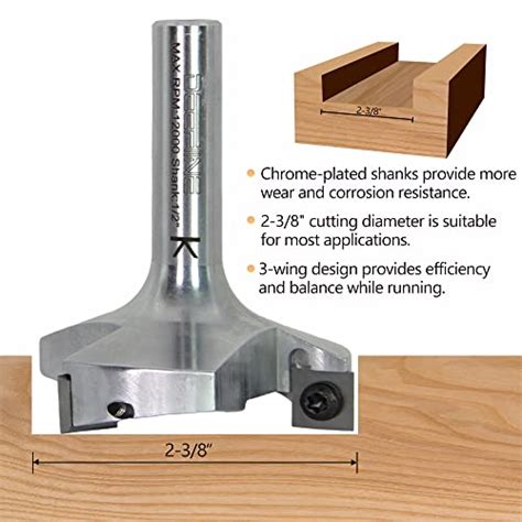 Cnc Spoilboard Surfacing Router Bits 3 Wings 1 2 Shank 2