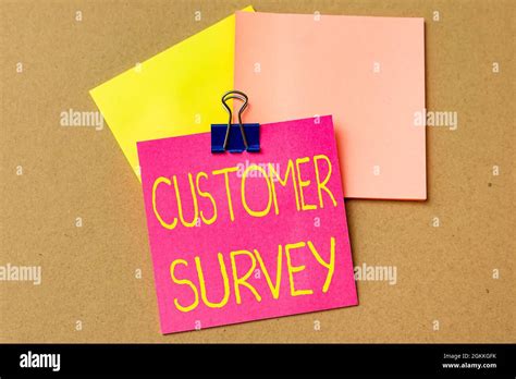 Text Showing Inspiration Customer Survey Internet Concept Source To Obtain Information About