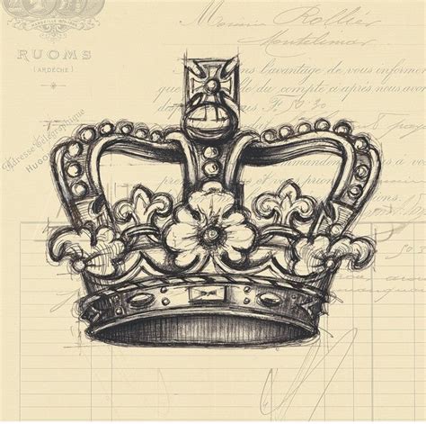 Queen Crown Sketch At Explore Collection Of Queen