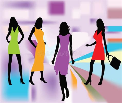 Fashion Girls Vector Stock Vector Illustration Of Body 2885421