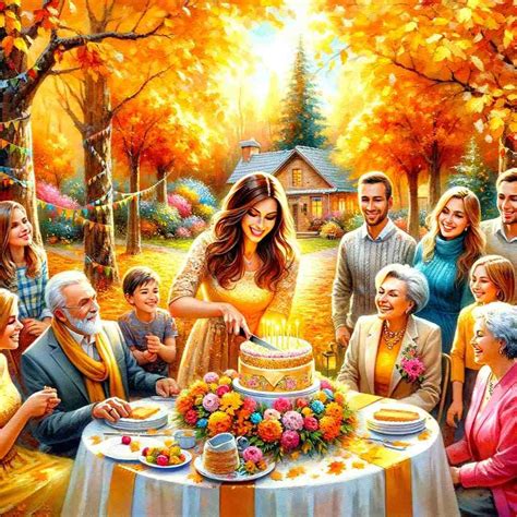 Сцена за рожден ден на открито онлайн пъзел