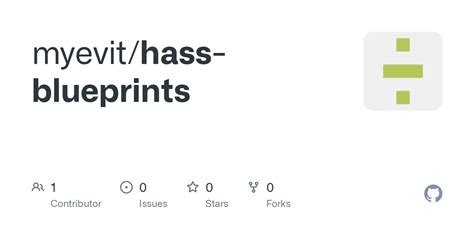 Github Myevit Hass Blueprints