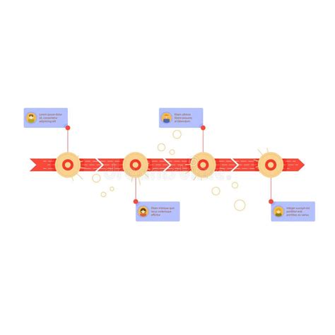 Business Milestones Timeline Workflow Stock Vector Illustration Of History Brochure 186442141